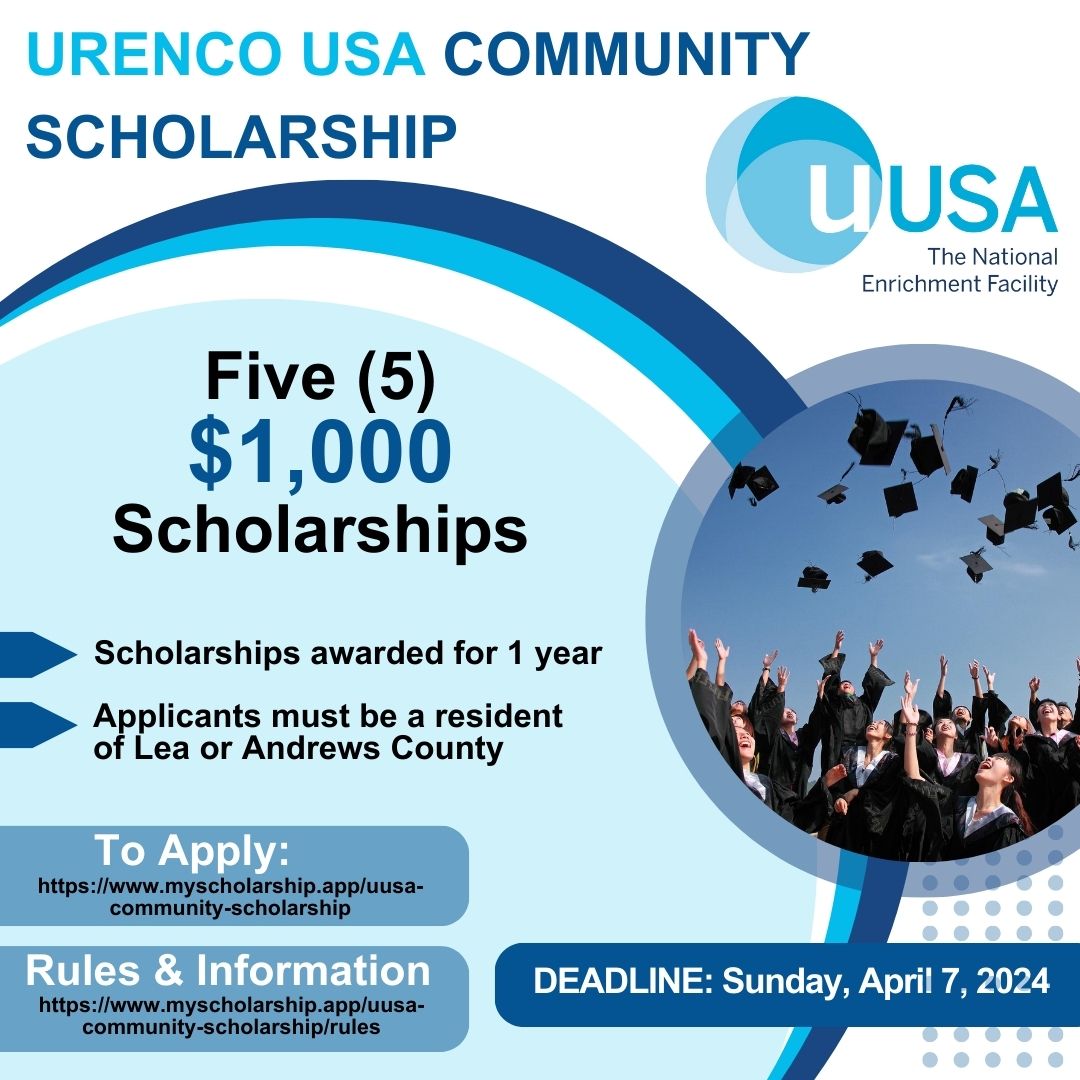 UUSA Community Scholarships Now Open! | News | Urenco